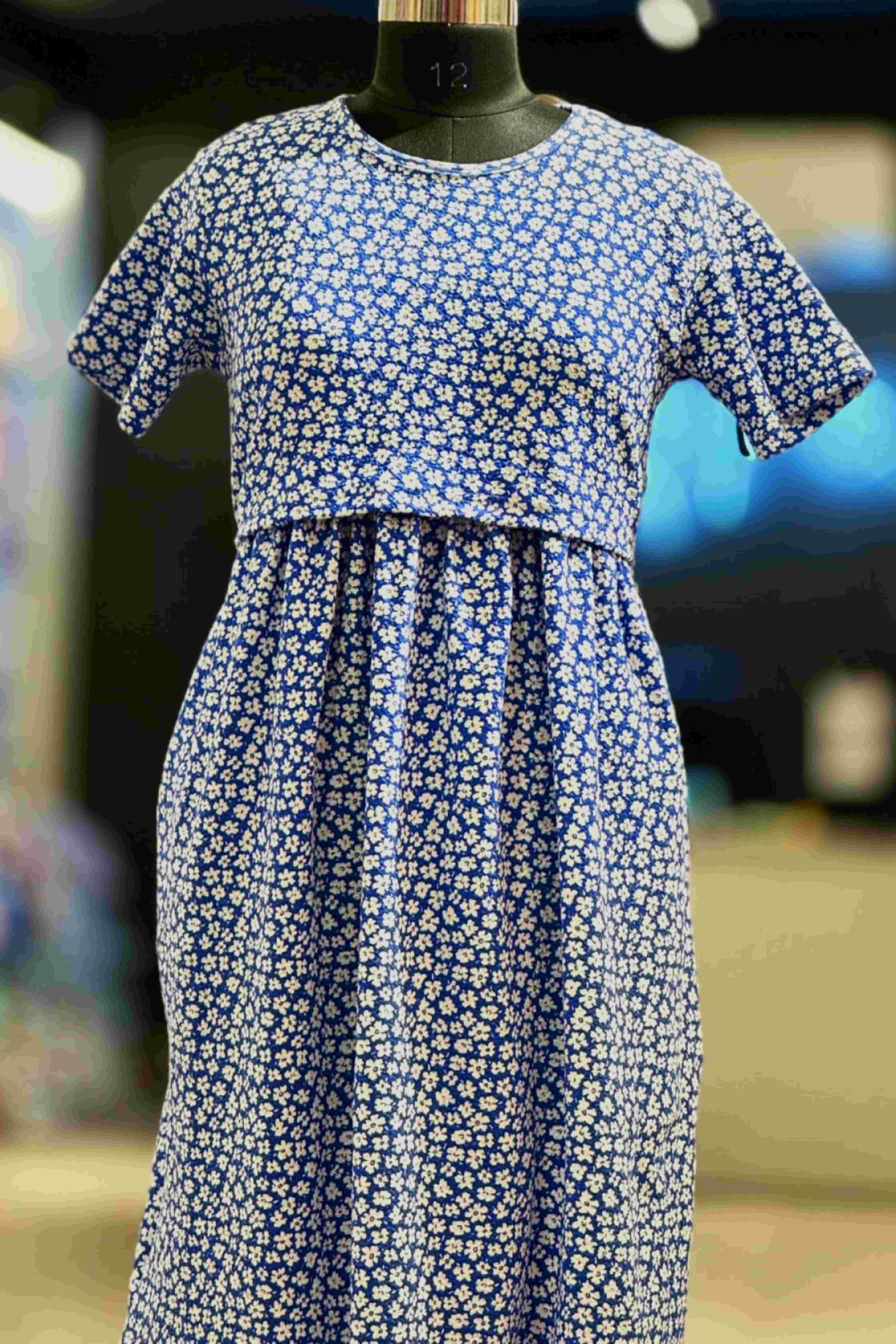 HAPPIMA Zipless Maternity Feeding Dress | Feeding Dresses for Women ...