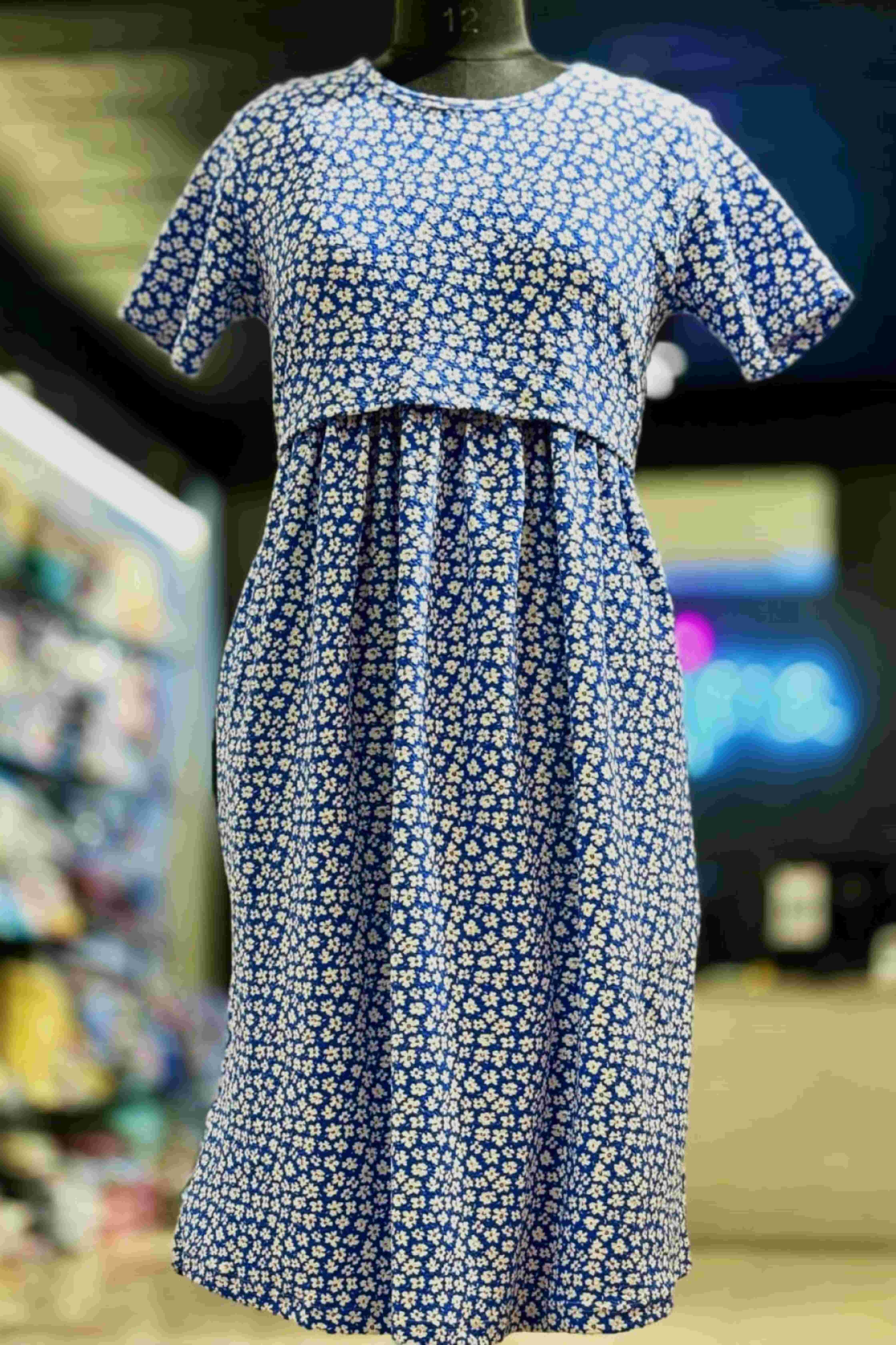 HAPPIMA Zipless Maternity Feeding Dress | Feeding Dresses for Women ...